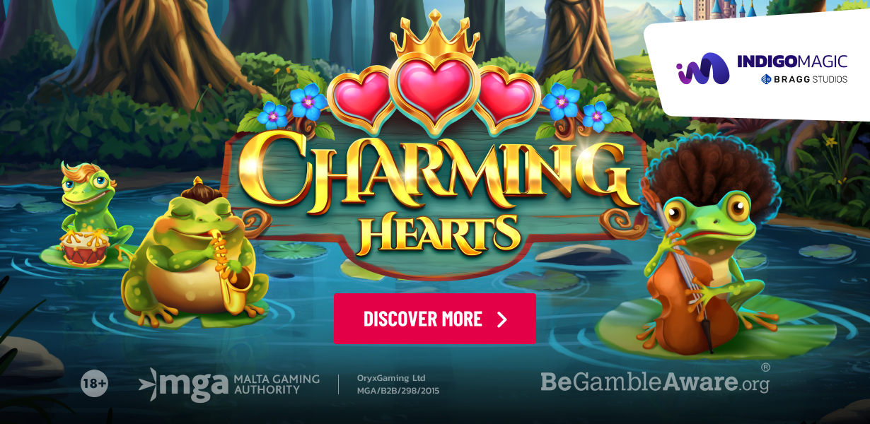 Charming Hearts by Indigo Magic | Bragg Gaming
